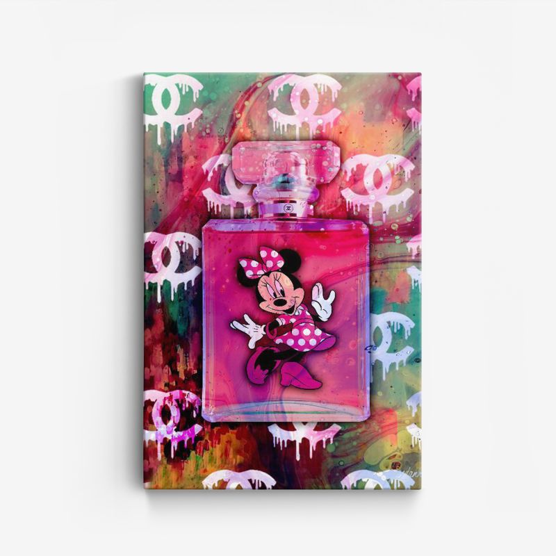 Toile – Minnie Mouse rose