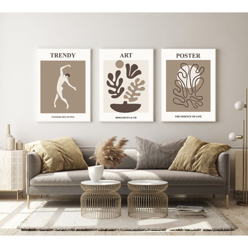 Affiches - Trendy, art & poster / 02 / Ensemble de 3