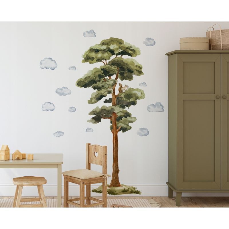 Sticker Mural - Forêt Arbre